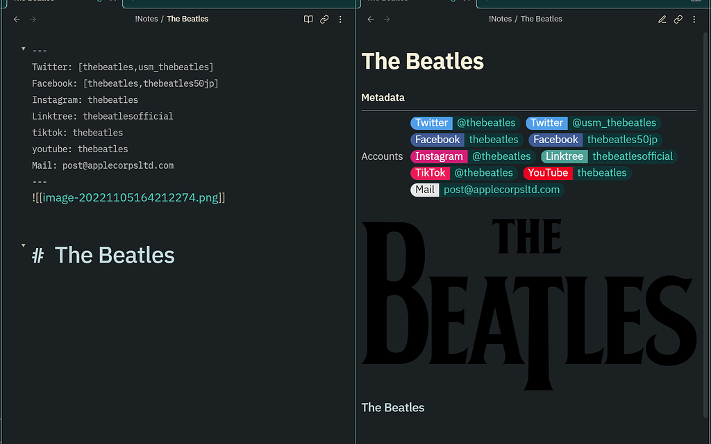 Account-Linker plugin - Share & showcase - Obsidian Forum
