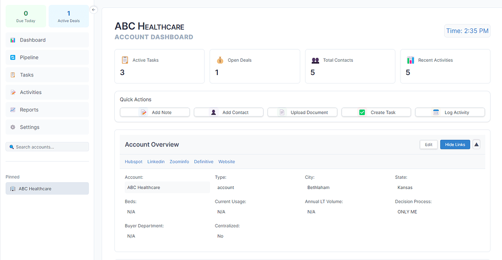 Fully Functional Modular CRM - Share & showcase - Obsidian Forum