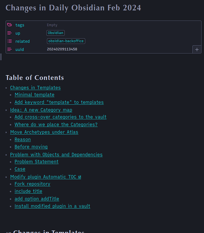 Table of Contents like Typora - Share & showcase - Obsidian Forum