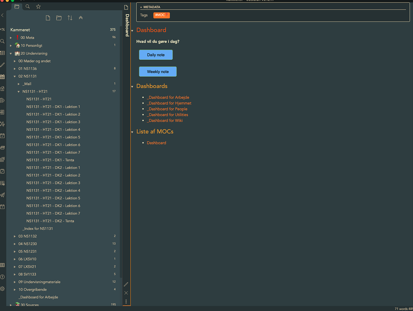 Obsidian for course management - Knowledge management - Obsidian Forum