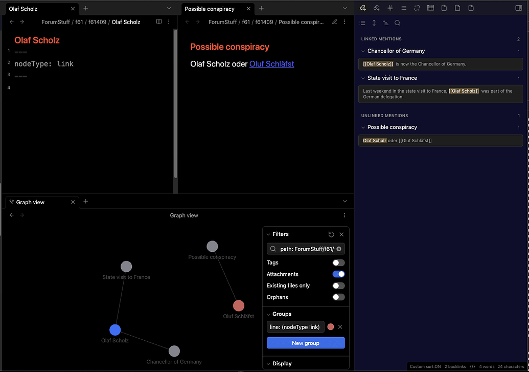 Correlation link between notes - Help - Obsidian Forum