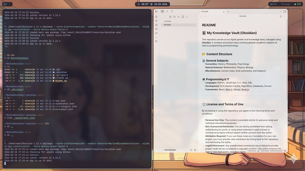 Problem with layout on the swayfx - Help - Obsidian Forum