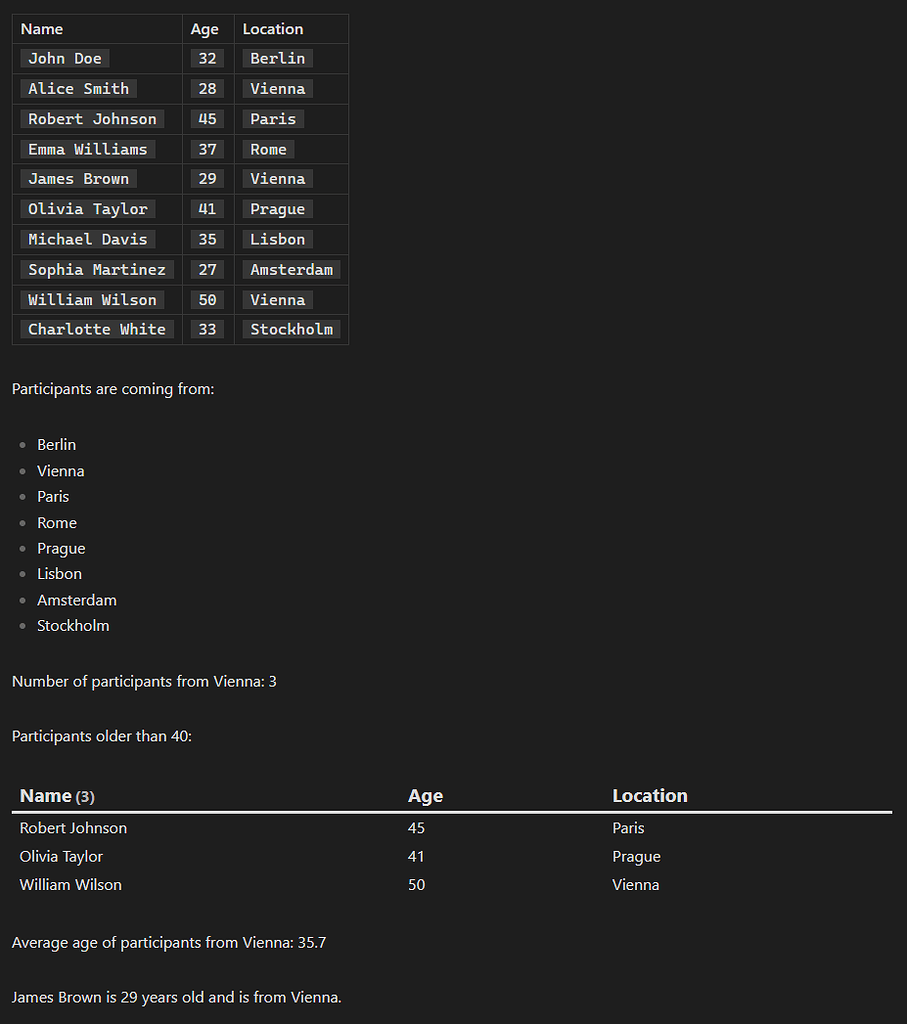[DataviewJS] Getting data from a table - Share & showcase - Obsidian Forum