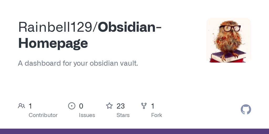 The all-encompassing Obsidian homepage template (at least I hope so ...