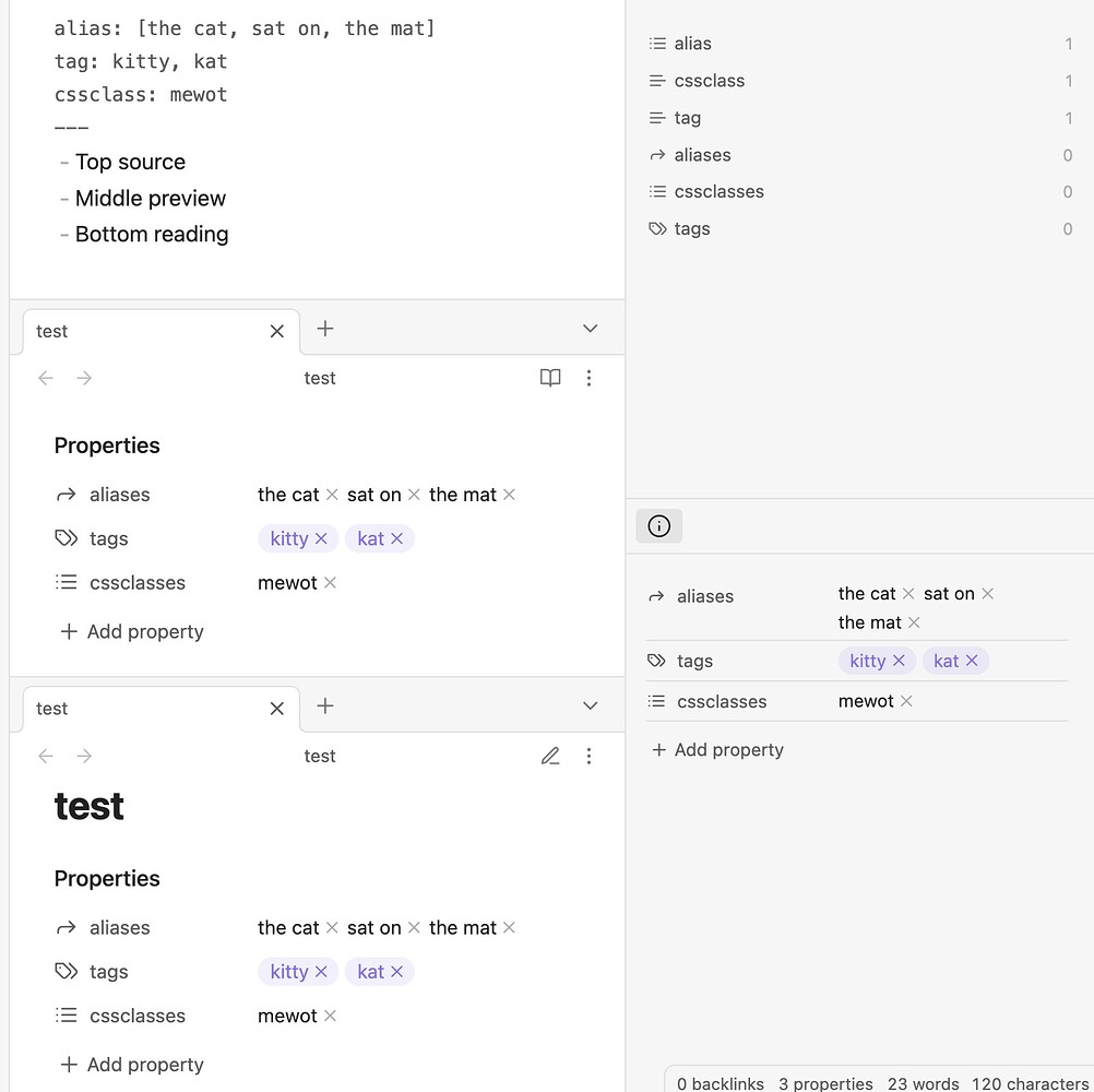 Properties: Alias key gets changed to "aliases" - Help - Obsidian Forum