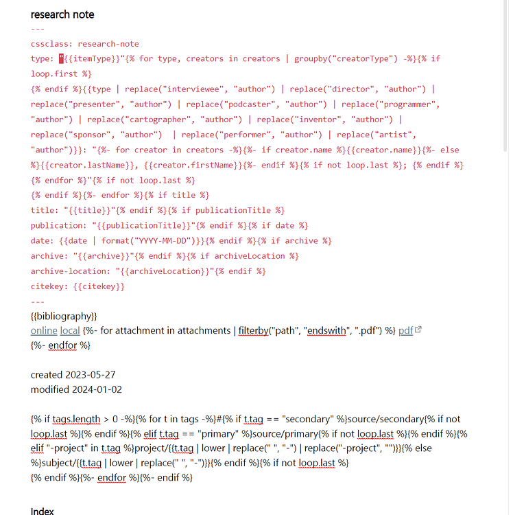 Zotero Integration: Error Loading Template - Help - Obsidian Forum