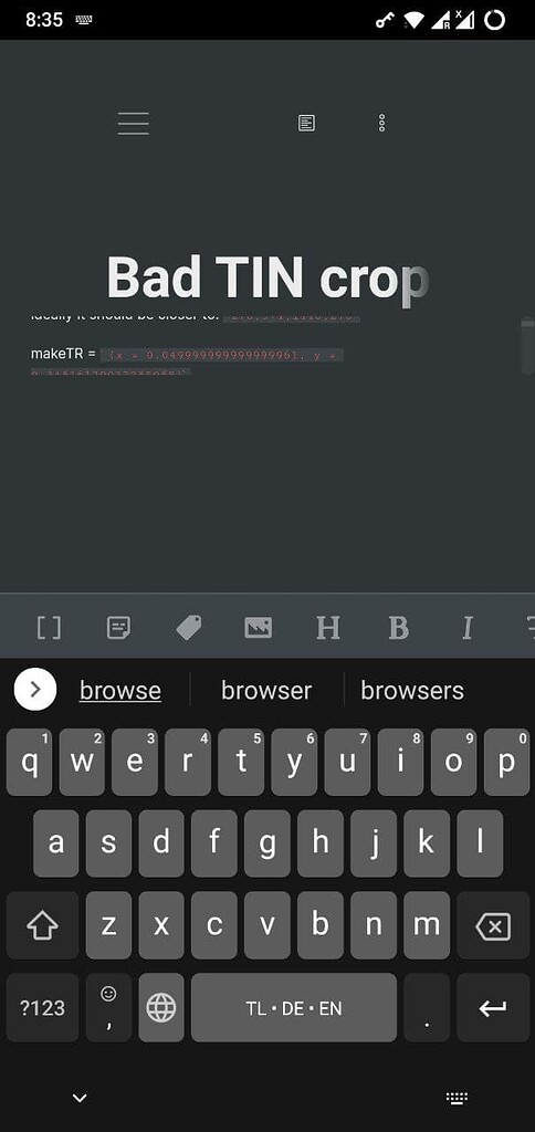 [Bug] Editor area is extremely small - Bug graveyard - Obsidian Forum