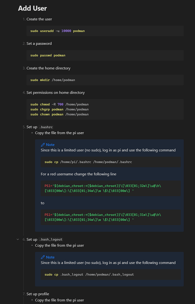 Code Blocks Nested in Ordered List - Help - Obsidian Forum