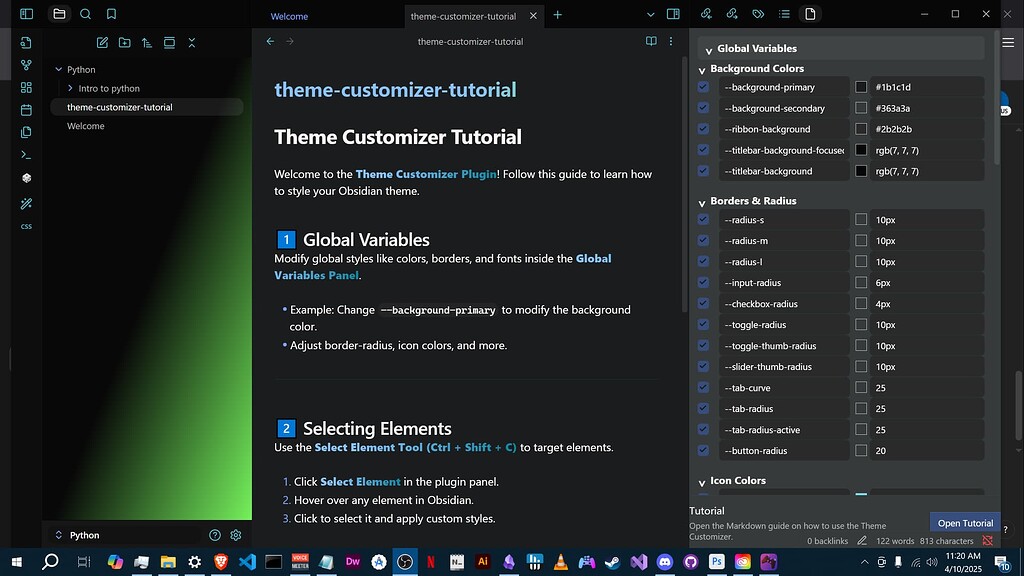 Custom Theme Generator - Share & showcase - Obsidian Forum