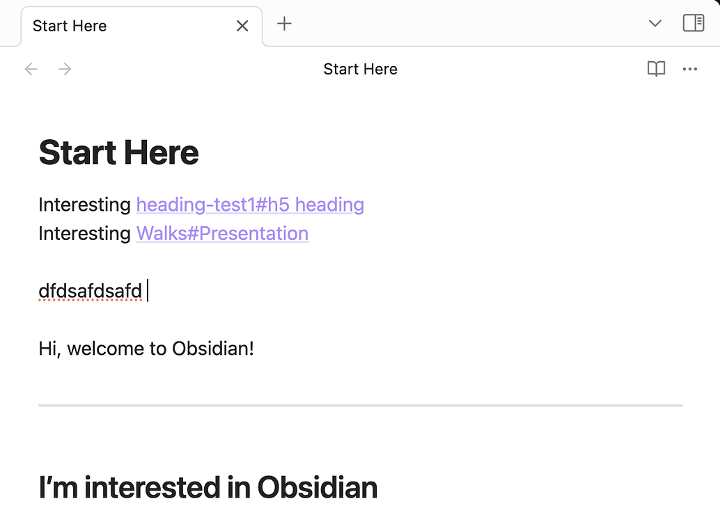 How to remove the spell-check underline from linked page/headings when ...