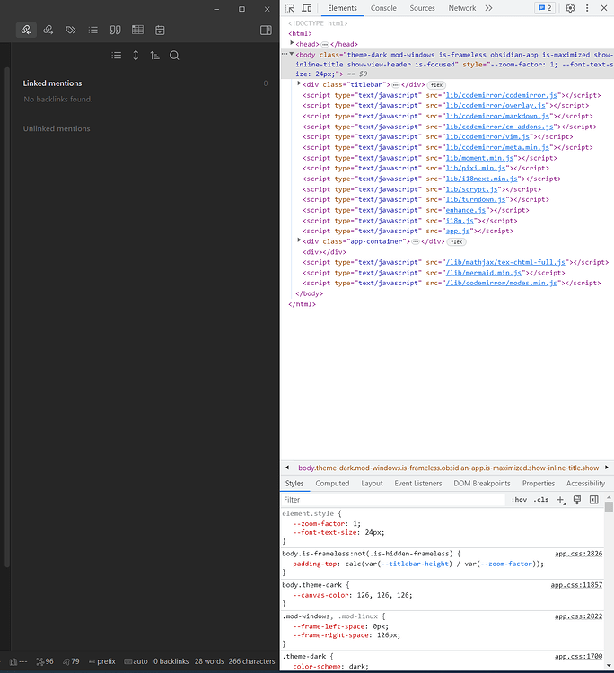 Opening developer console - Help - Obsidian Forum