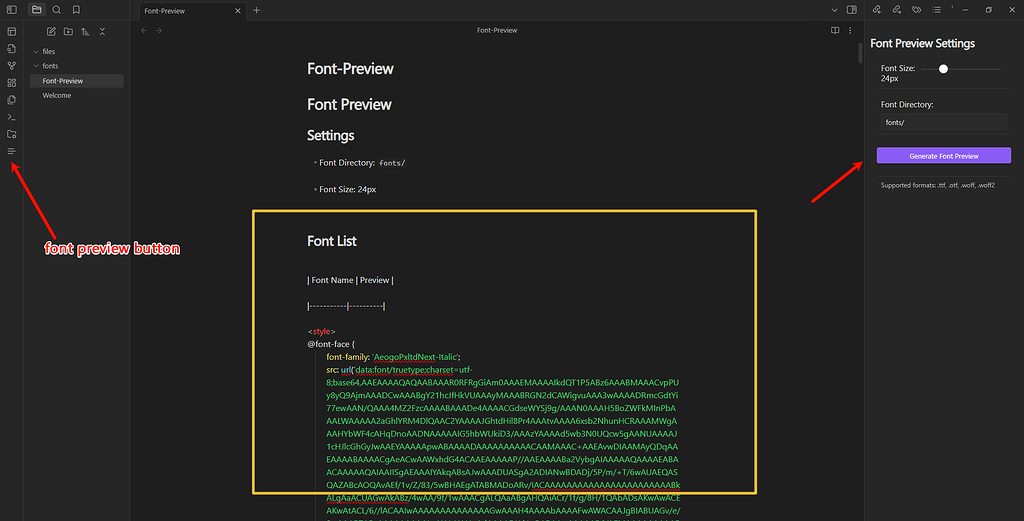 How to preview font in the table? - Developers: Plugin & API - Obsidian Forum