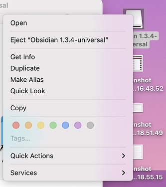 Obsidian Disk Icon on Desktop (mac) - Help - Obsidian Forum