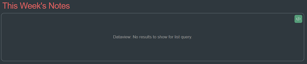 How to hide "Dataview: No results to show for list query." - Help - Obsidian Forum