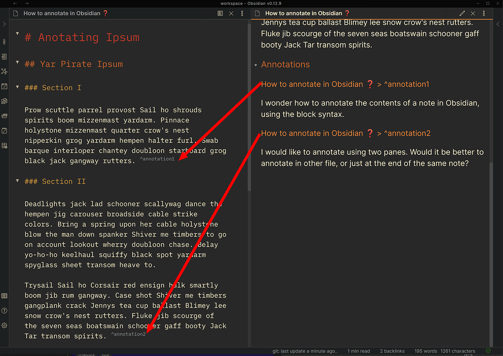 Annotate text in Obsidian - Plugins ideas - Obsidian Forum