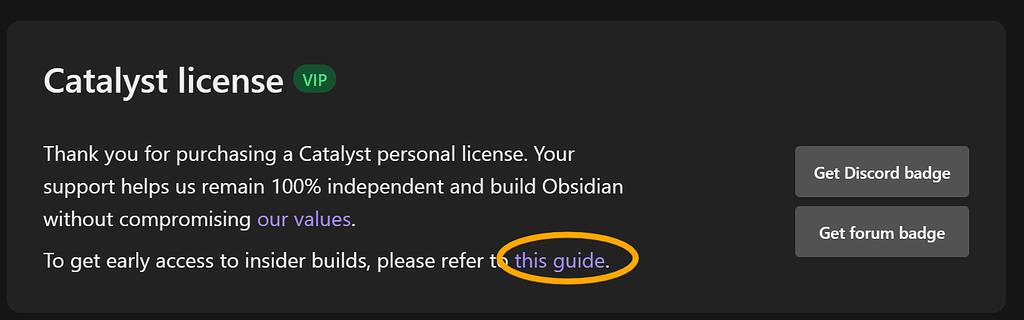 How do I get insider builds now that I'm a VIP? - Help - Obsidian Forum