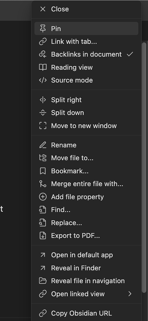 Add Autocomplete to "More Options" menu - Feature requests - Obsidian Forum