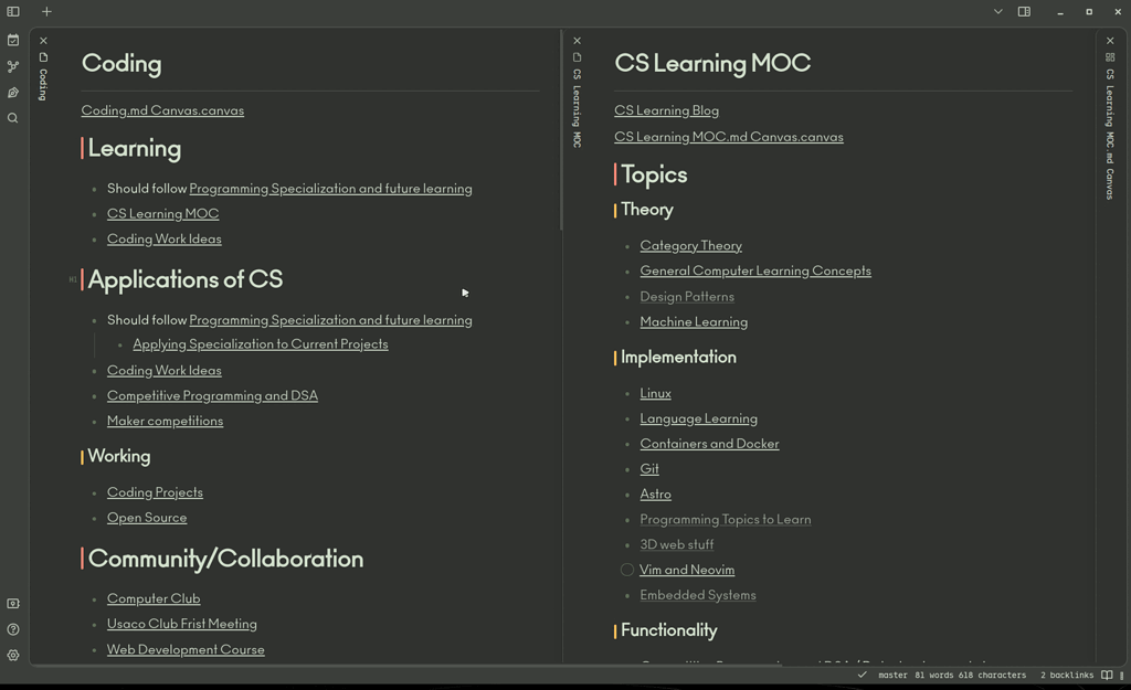 New Plugin: Convert Map of Content Files to the new Obsidian Canvas Interface - Share & showcase ...