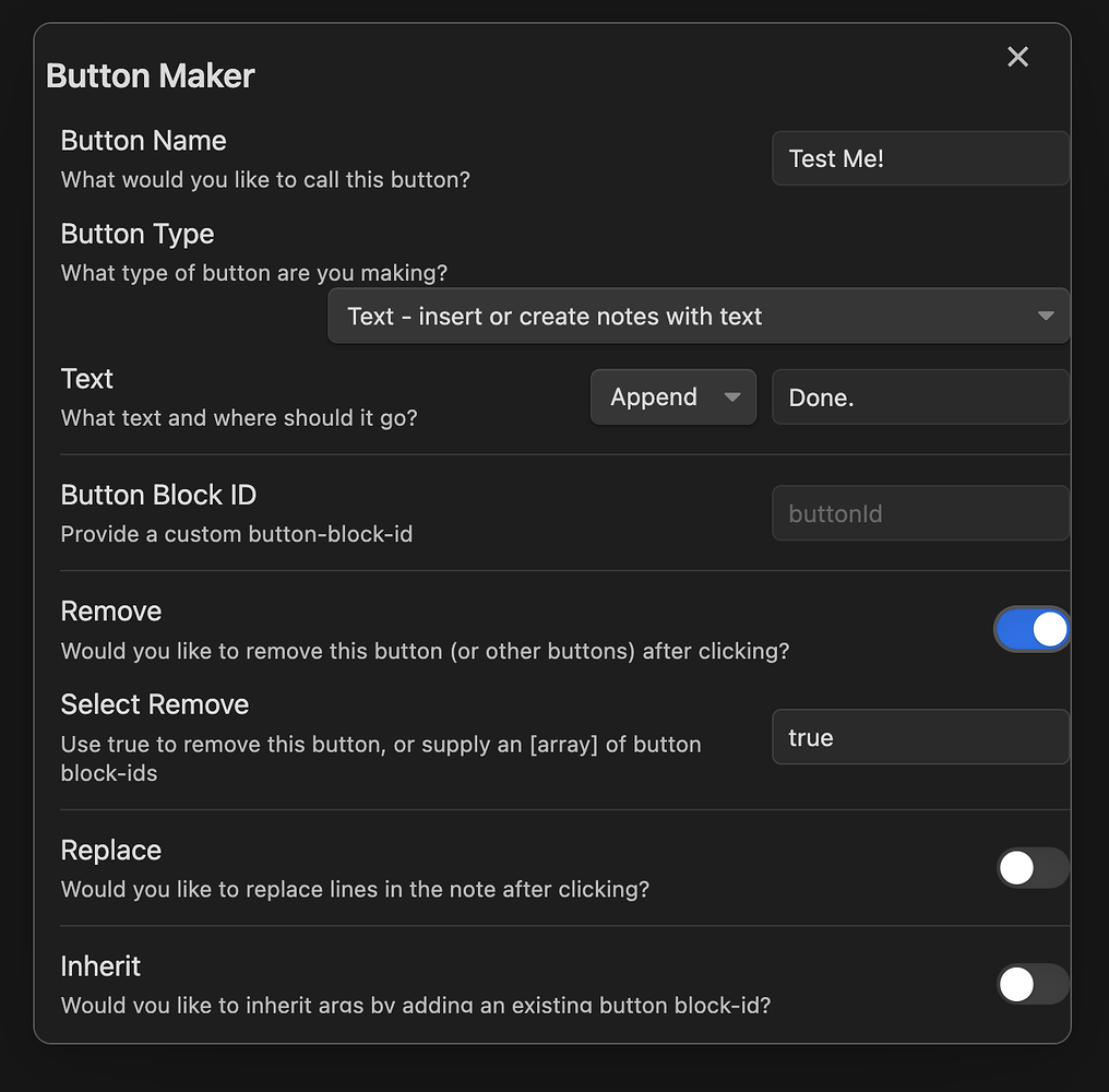 Button (plugin) not disappearing once clicked - Help - Obsidian Forum