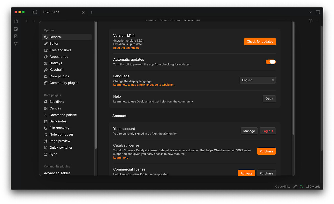 Settings panel missing close button since last update - Bug reports ...