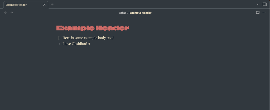 Kerning of header text - Custom CSS & Theme Design - Obsidian Forum