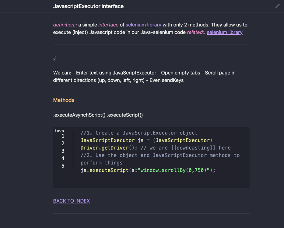 Creating a Glossary - Knowledge management - Obsidian Forum