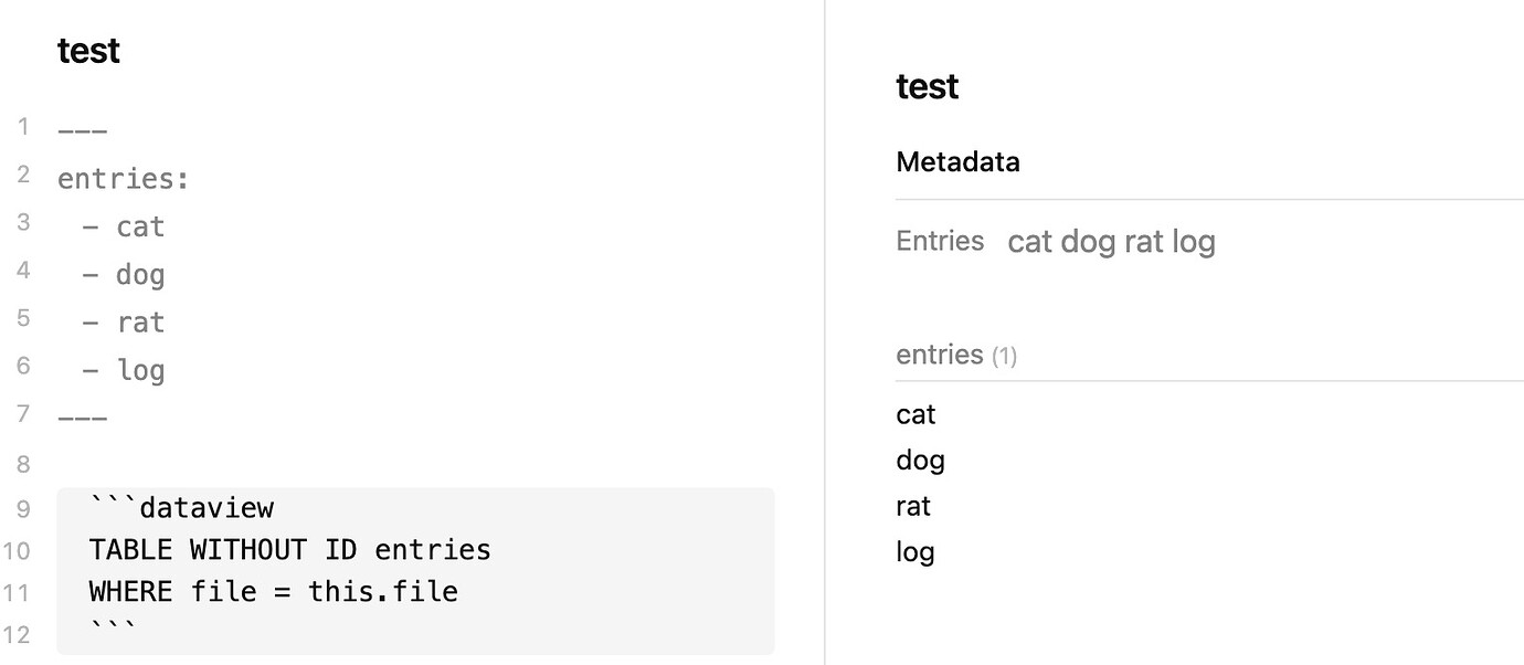 How to output metadata list from YAML - Help - Obsidian Forum