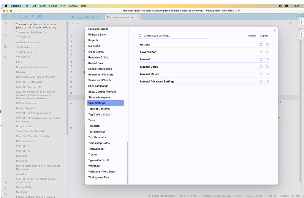 Make the settings dialog moveable so I can see behind it - Help ...