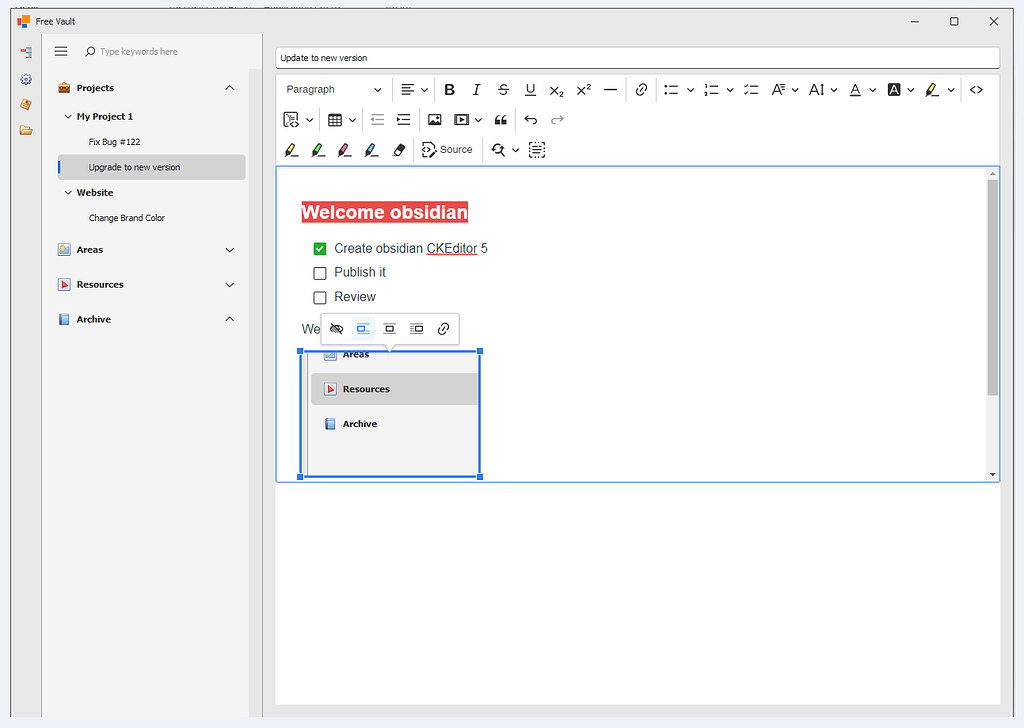 Support CKEditor5 Markdown Editor - Plugins ideas - Obsidian Forum