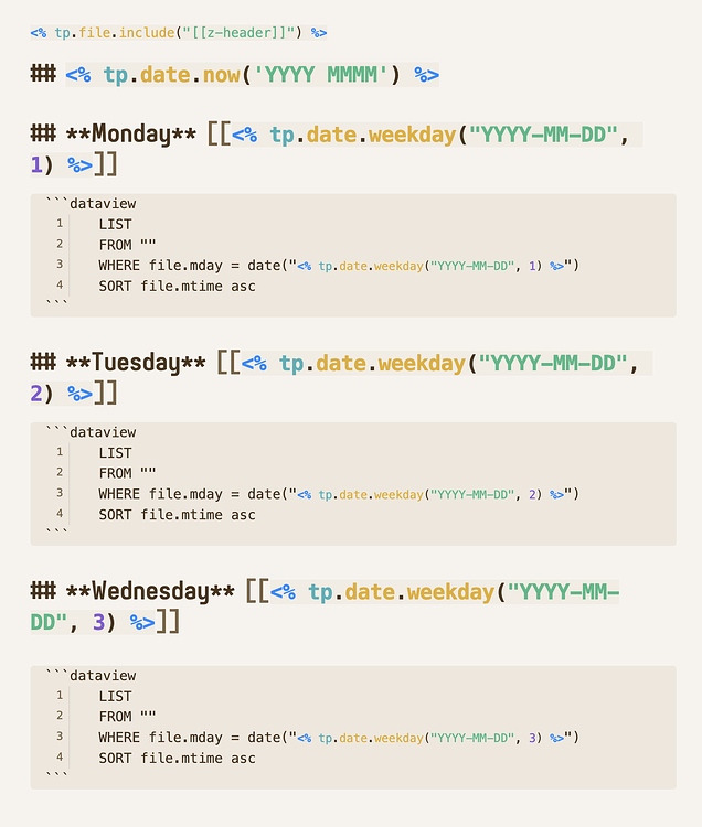 Using Template dates in Dataview query - Help - Obsidian Forum