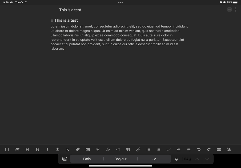 [Bug] Editor window does not go all the way to the bottom with external keyboard - Bug graveyard ...