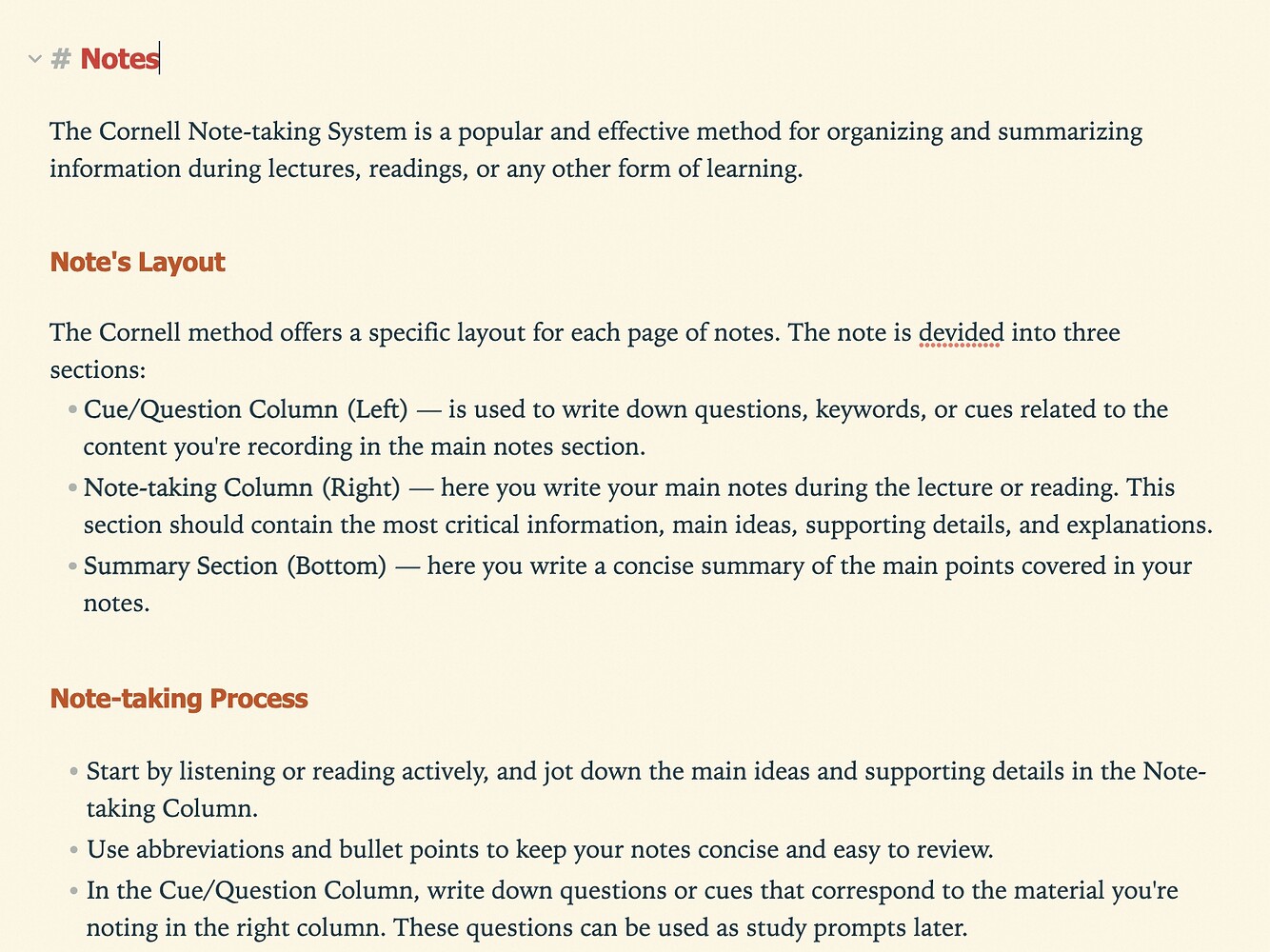 How do I implement the Cornell note style in Obsidian? - Custom CSS ...