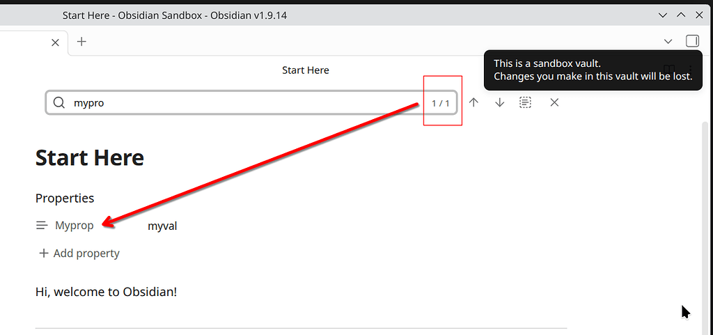 Search for property names doesn't highlight matches in frontmatter ...