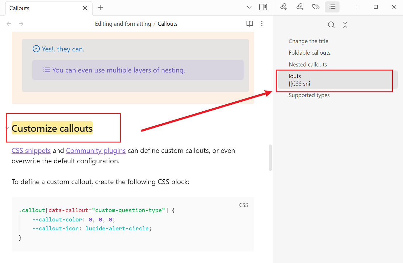 Multiple nested callouts cause the outline to display abnormally - Bug ... Multiple nested callouts cause the outline to display abnormally - Bug ...