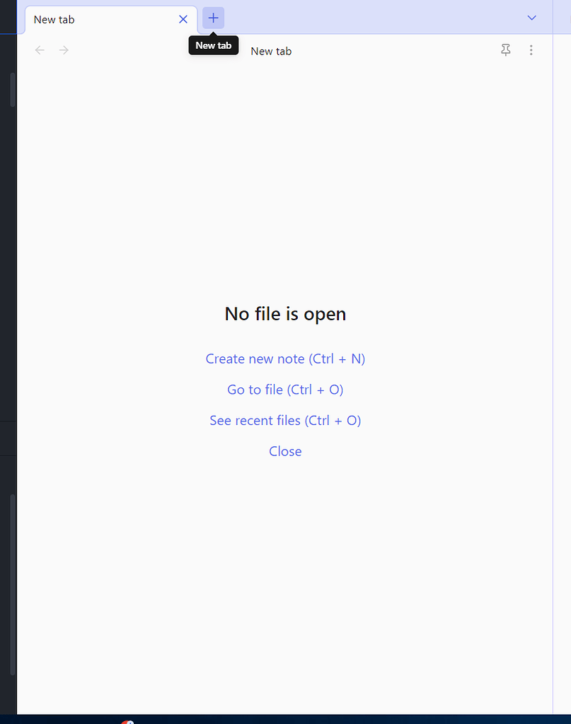 Open search bar automatically when opening new tab - Help - Obsidian Forum