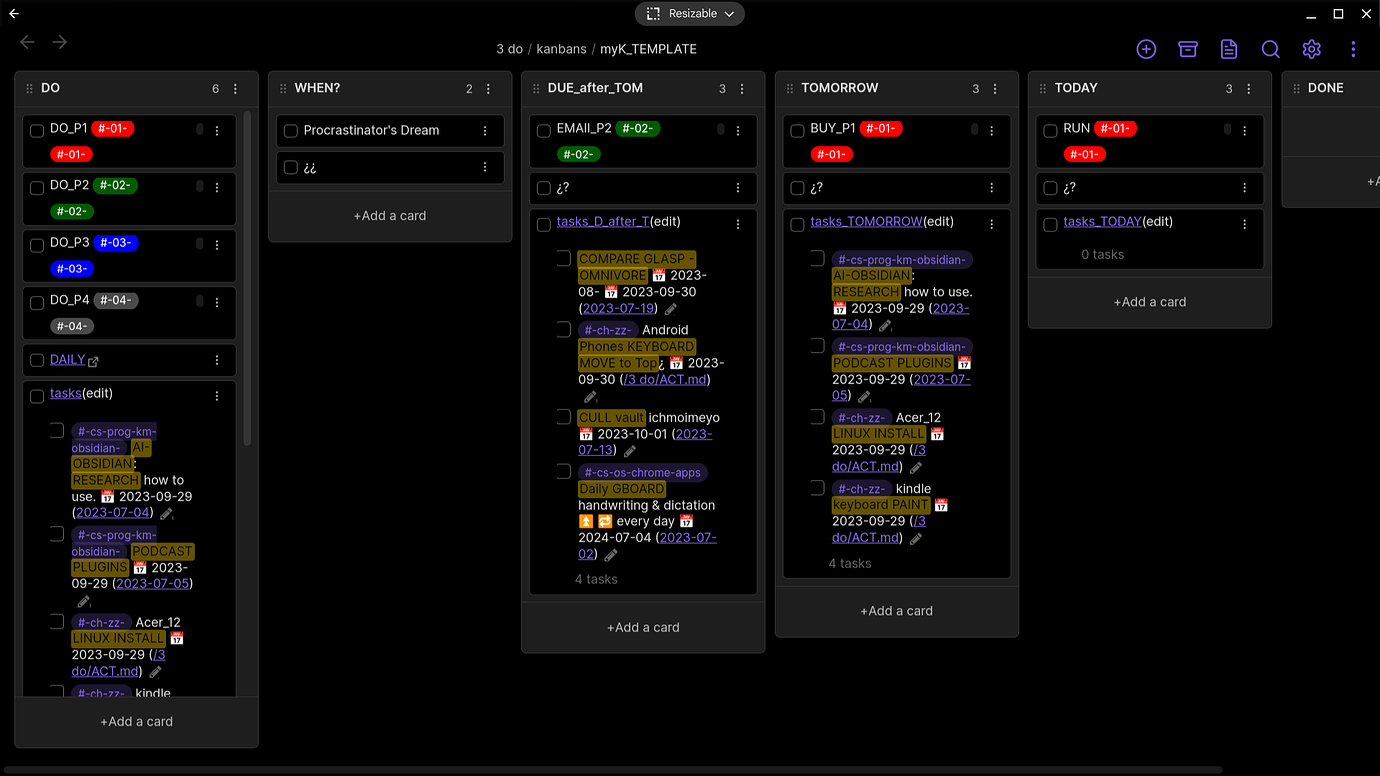 Kanban Plugin - #247 by ichmoimeyo - Share & showcase - Obsidian Forum Kanban Plugin - #247 by ichmoimeyo - Share & showcase - Obsidian Forum