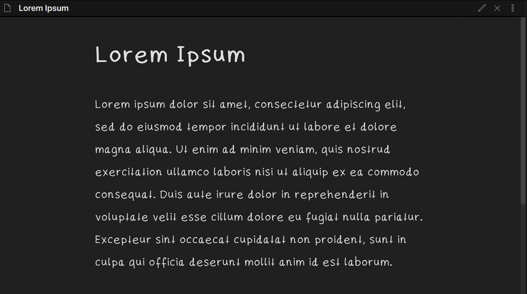 Custom Handwriting Font in Preview Mode - Share & showcase - Obsidian Forum