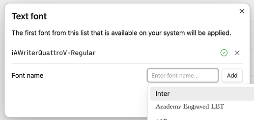 How to make Obsidian use the correct font variant? - Help - Obsidian Forum