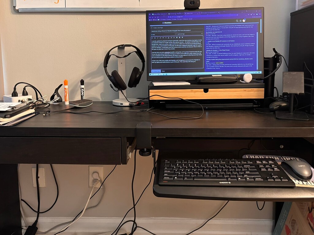 Experiences Using a Device for Obsidian Alongside Their Active ...