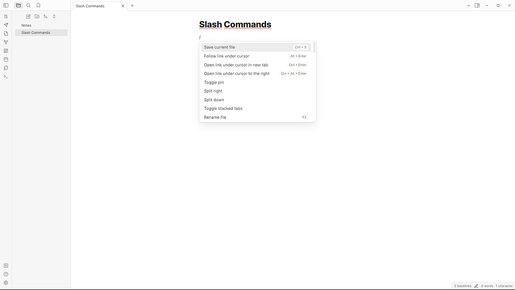 Slash Commands and Quick Format - Feature requests - Obsidian Forum