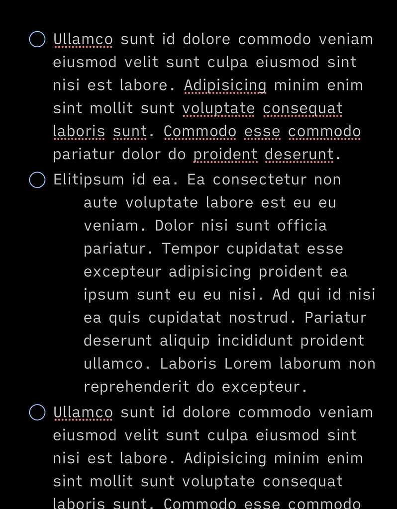 Random hanging indents in checklists - Bug graveyard - Obsidian Forum