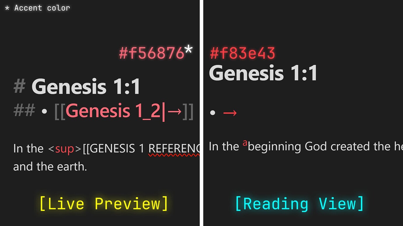 How to change internal and external link color in the live preview & reading view? - Custom CSS ...