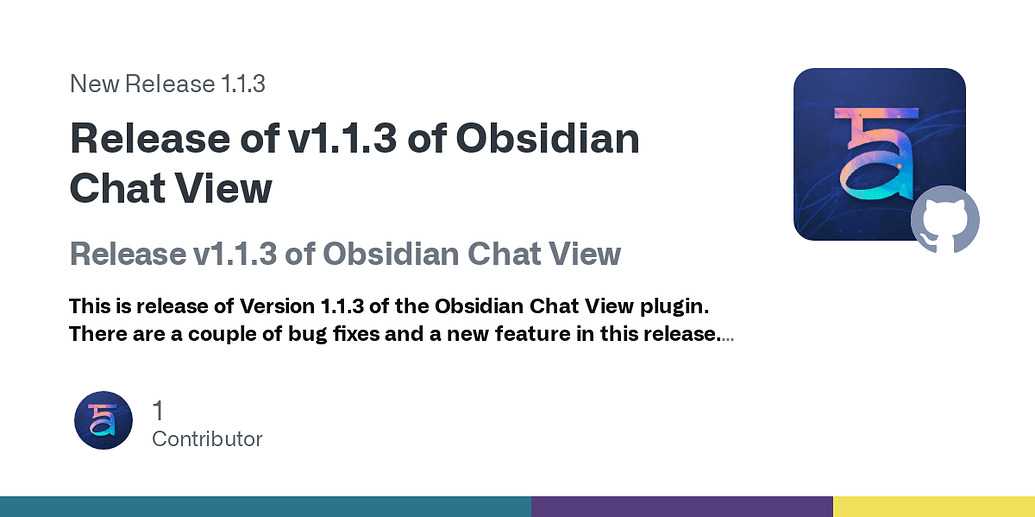 New Plugin: Obsidian Chat View Is Here! - Share & showcase - Obsidian Forum