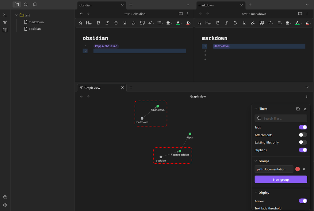 Associate (link) tag with a note (on the graph) - Feature requests - Obsidian Forum