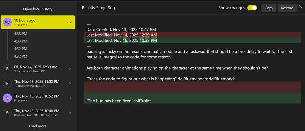 Vault History Log by User - Feature requests - Obsidian Forum