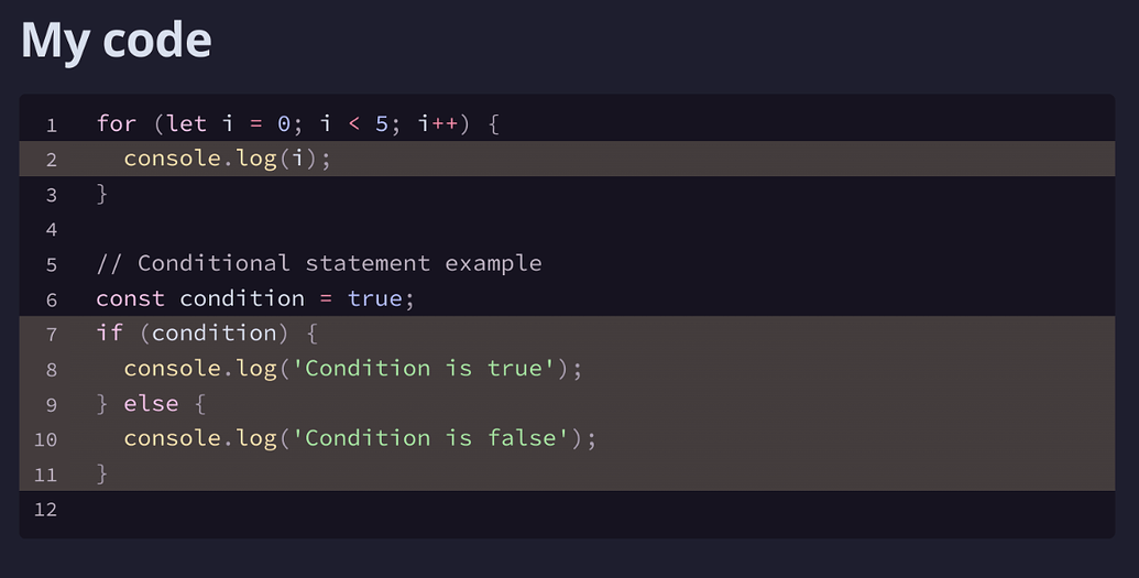 Highlight INSIDE of a code block - Help - Obsidian Forum