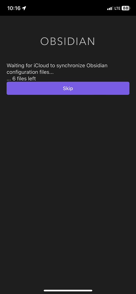 Obsidian does not sync on iPhone - Help - Obsidian Forum