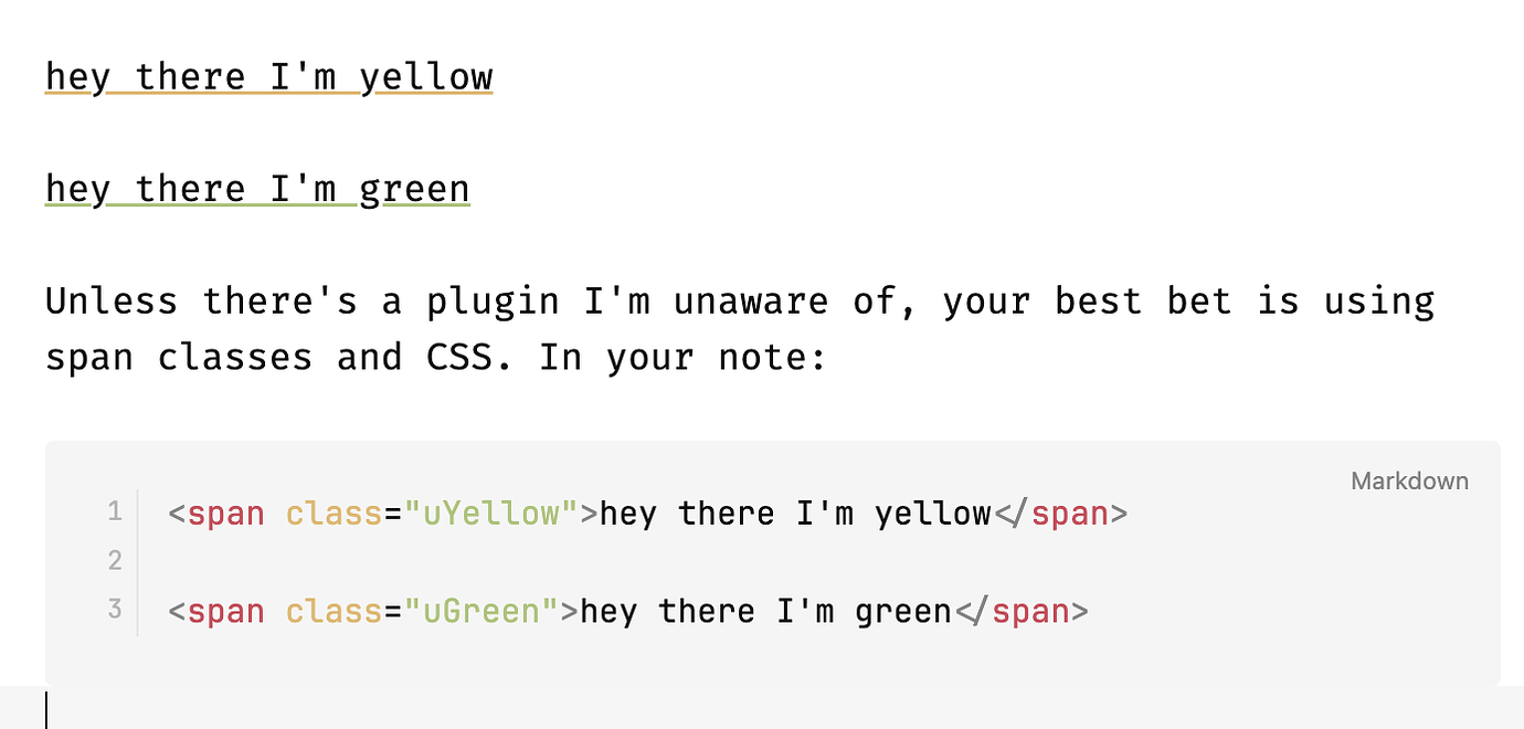 Easy colored underlining - Help - Obsidian Forum