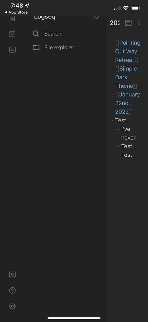 iOS Left Sidebar Disappears - Bug graveyard - Obsidian Forum