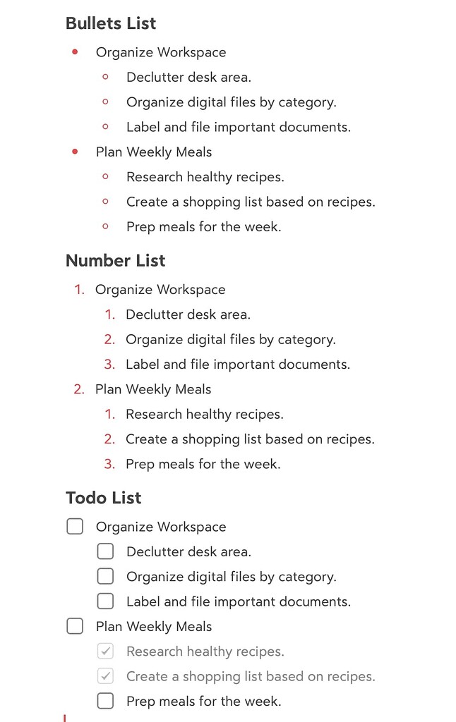 Css For Lists And Checkboxes Custom Css And Theme Design Obsidian Forum 